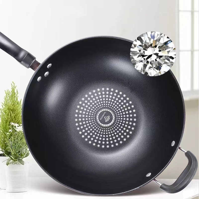 32CM Non Stick Pan Composite Diamond Coating High Quality Non Stick ...
