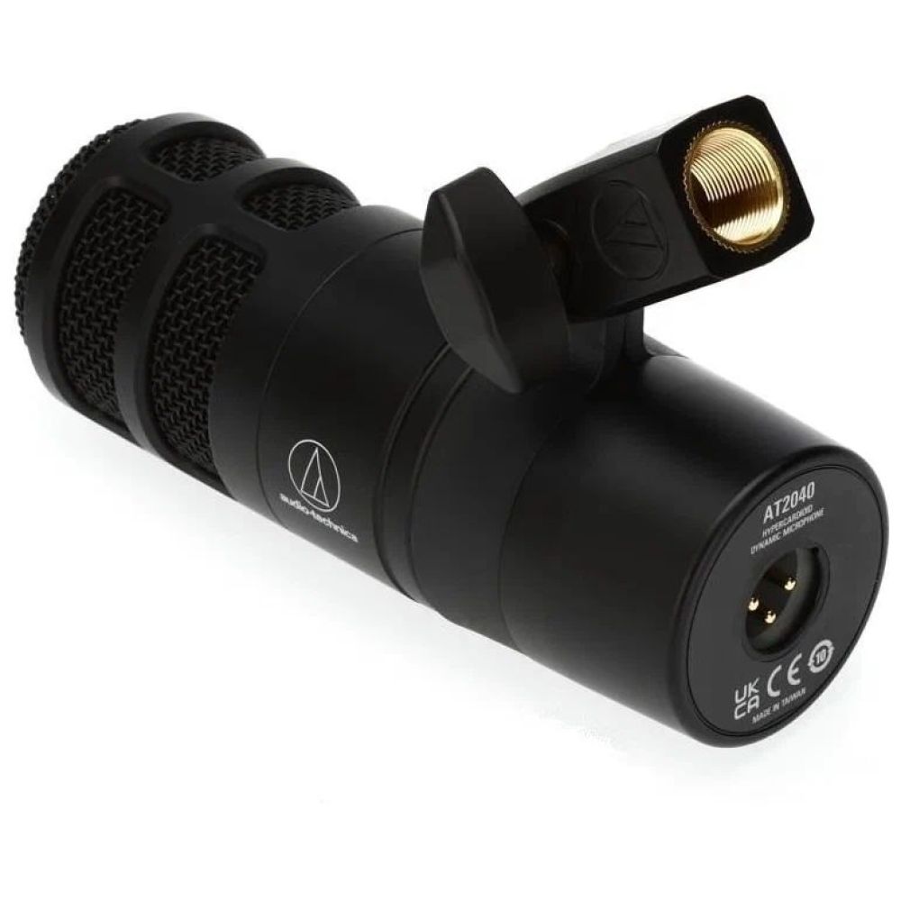 Audio Technica AT2040 Supercardioid Dynamic Podcast Microphone, XLR ...