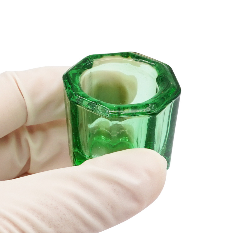 1PCS Dentistry Mixing Bowls Glass Dish Household Octagonal Cups For ...