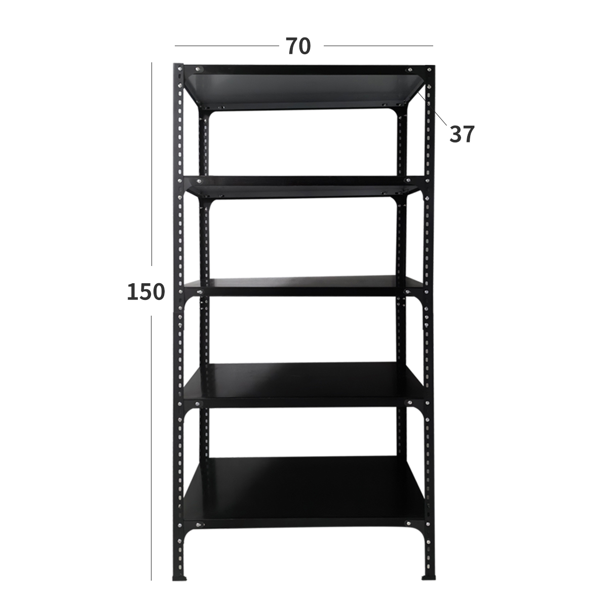 5 Layers Angle Steel display Shelves Organizer Rack Metal Shelf Storage ...