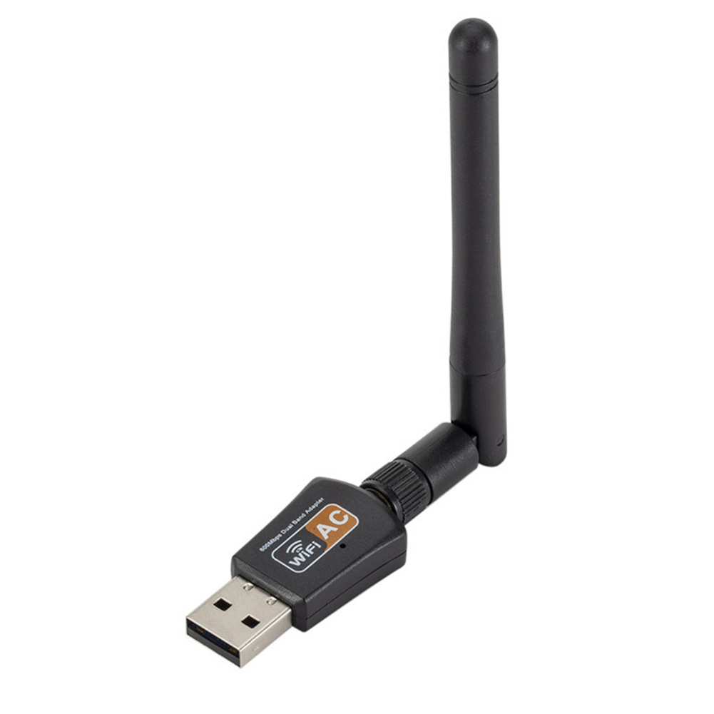 USB WiFi Adapter Bluetooth 600Mbps Dual Band 2.4 & 5GHz Wireless Mini ...