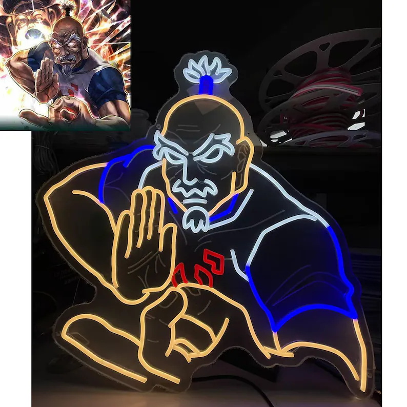 ANIME KAKASHI NEON SIGN LED LIGHT Home Room Decor Furniture BED NARUTO ...