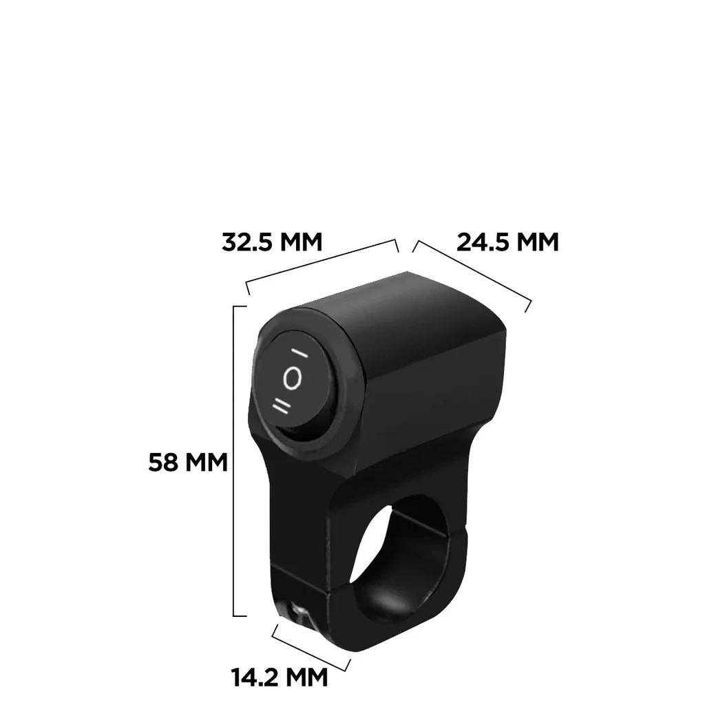 Domino 3-Way Switch Mini Driving Light Motorcycle Switch | Shopee ...