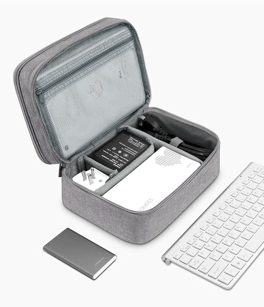 MENSPE Digital Storage Bag Travel Organizer Double Layer Large Capacity ...