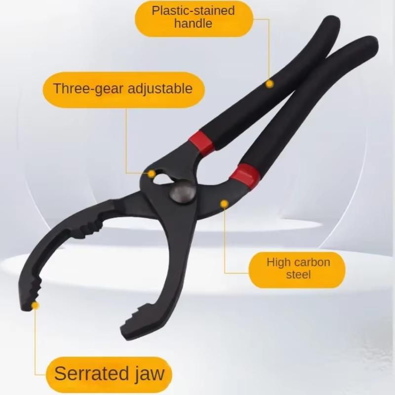 Lensent 10 INCH 12 INCH Adjustable Oil Filter Plier Oil Filter Wrench ...