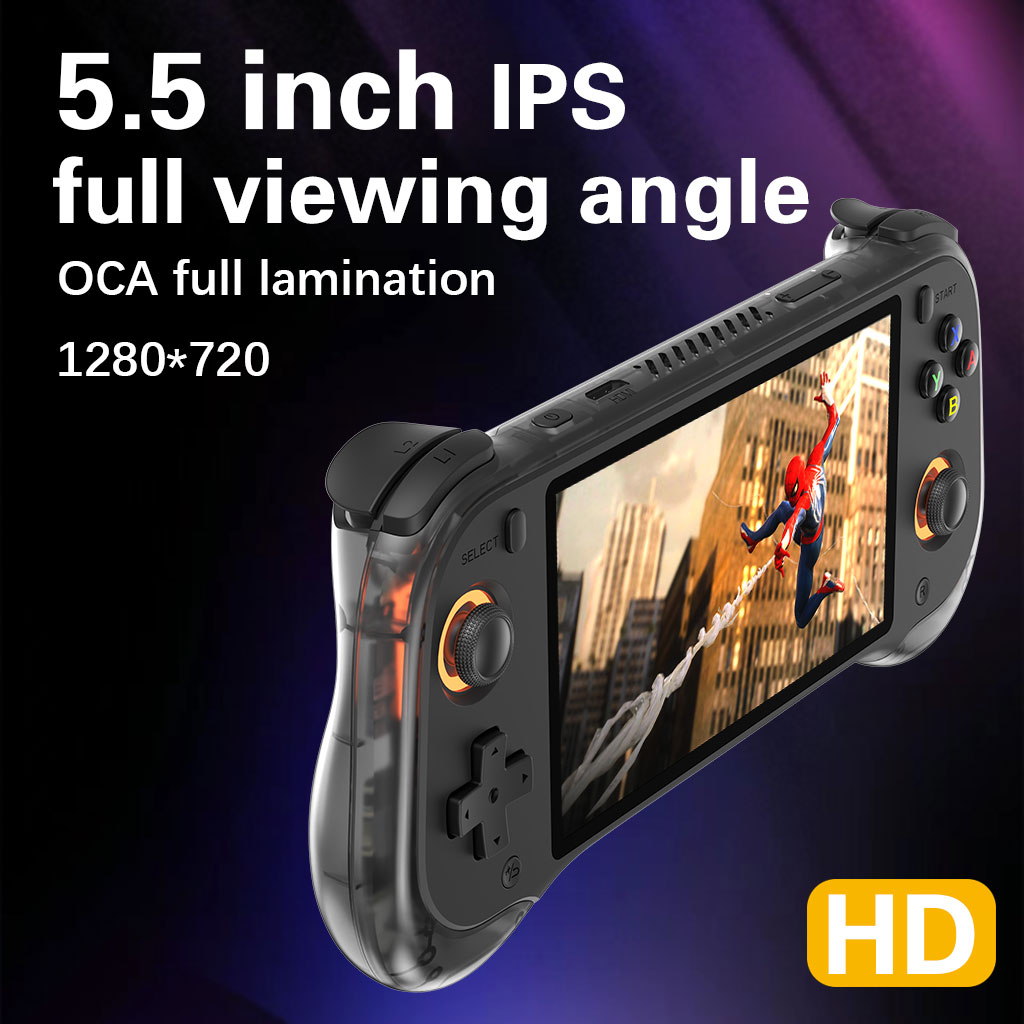 QRD Vortex F5 Retro Handheld Game Console Support PSP/DC/SS/PS1/ATARI ...