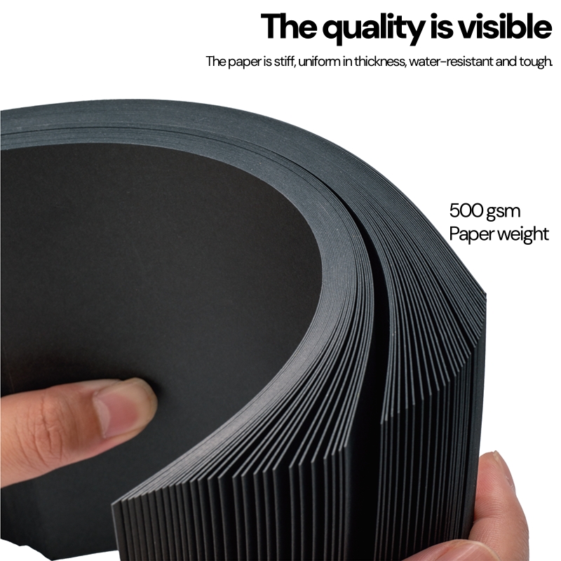 5/10 pcs A4 Black Card Set Greeting Cards Suitable for Acrylic Markers ...