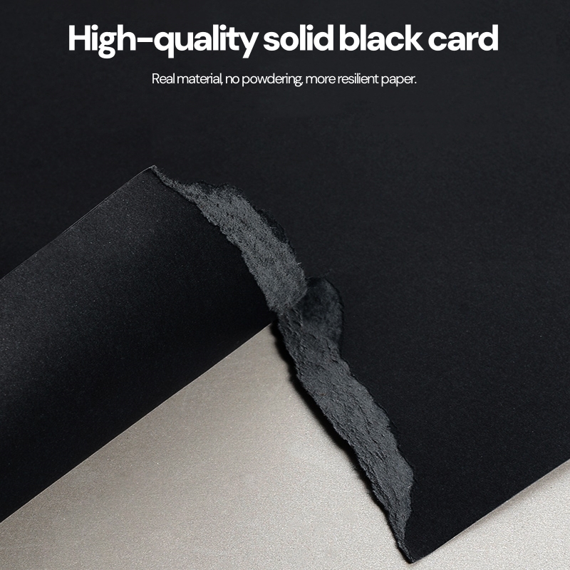 5/10 pcs A4 Black Card Set Greeting Cards Suitable for Acrylic Markers ...