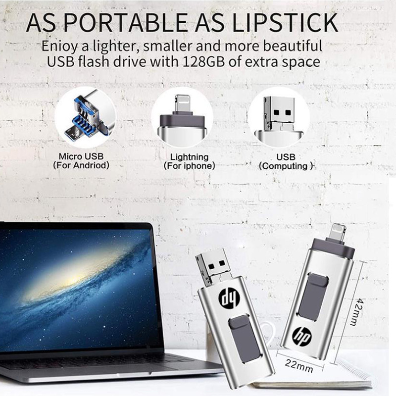 Hp Four-in-One Flash Drive 1TB 512GB 256GB 128GB USB3.0 Memory Stick ...