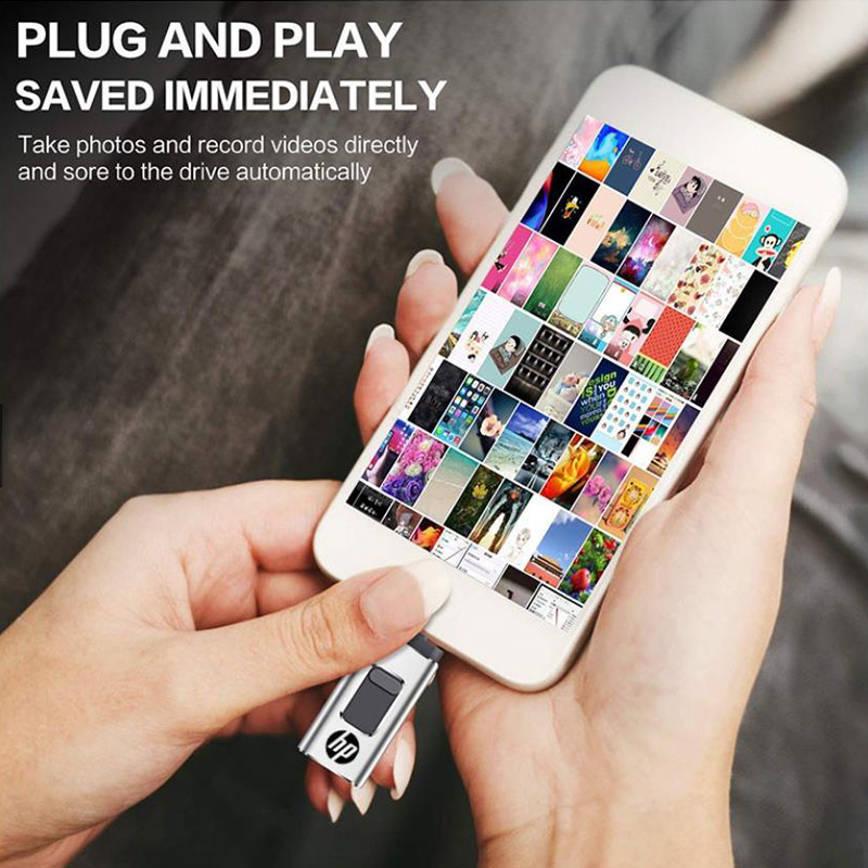 Hp Four-in-One Flash Drive 1TB 512GB 256GB 128GB USB3.0 Memory Stick ...