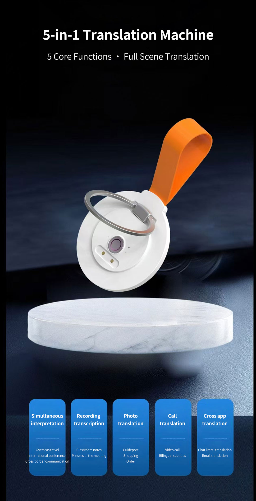 Smart TalKit 5-in-1 Smart Translation Machine Real Time Video and Voice ...