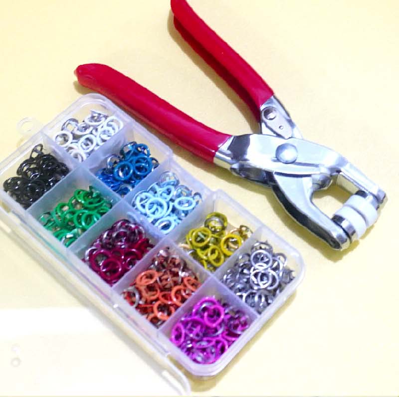 100 Set Snap Button Pliersn tools Set with storage box Metal Snap ...