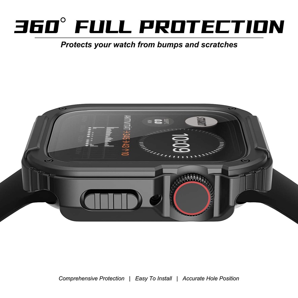 Rugged Screen Protector case for iwatch series Ultra1/2 49mm 654 44mm ...