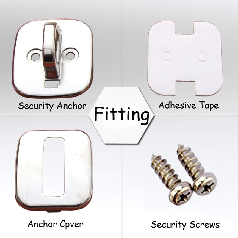 KIPRUN Cable Lock Anchor, Anti Theft Laptop Security Anchor Base, Fixed ...