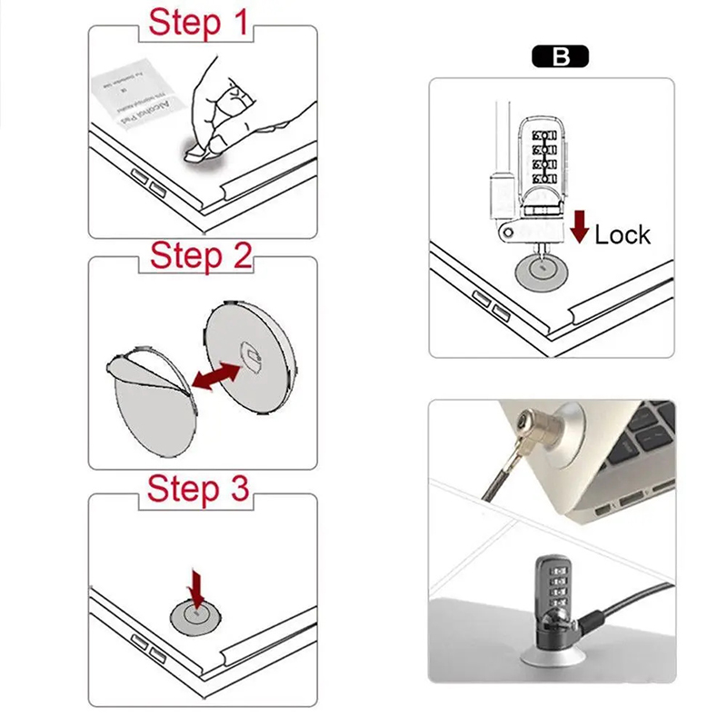 KIPRUN Lock Anchor, Cable Lock Anti Theft Security Anchor Base, Zinc ...