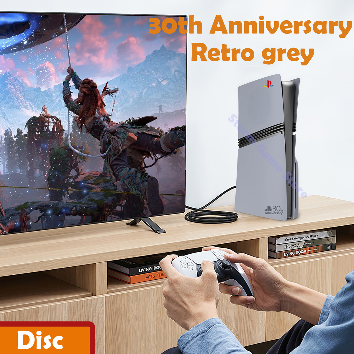Limited 30th Anniversary for PS5 Pro Faceplate Vinyl Logo Sticker ...