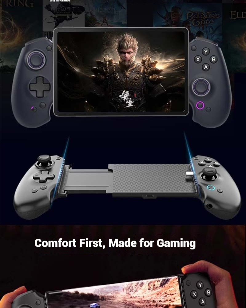 Abxylute S9 stretch gamepad Mobile tablet gamepad Type-C Bluetooth super adaptation precision ...