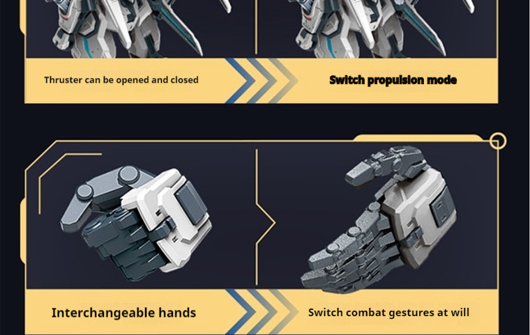 Keeppley Infinite Hurricane King of Glory Merchandise Xiahouyi Mecha ...