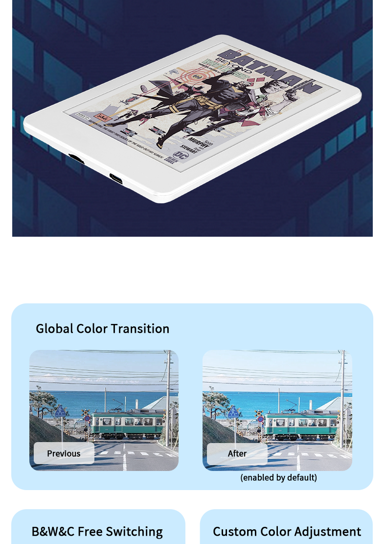 New MEEBOOK M6C 6-inch color screen e-book reader color ink screen e ...