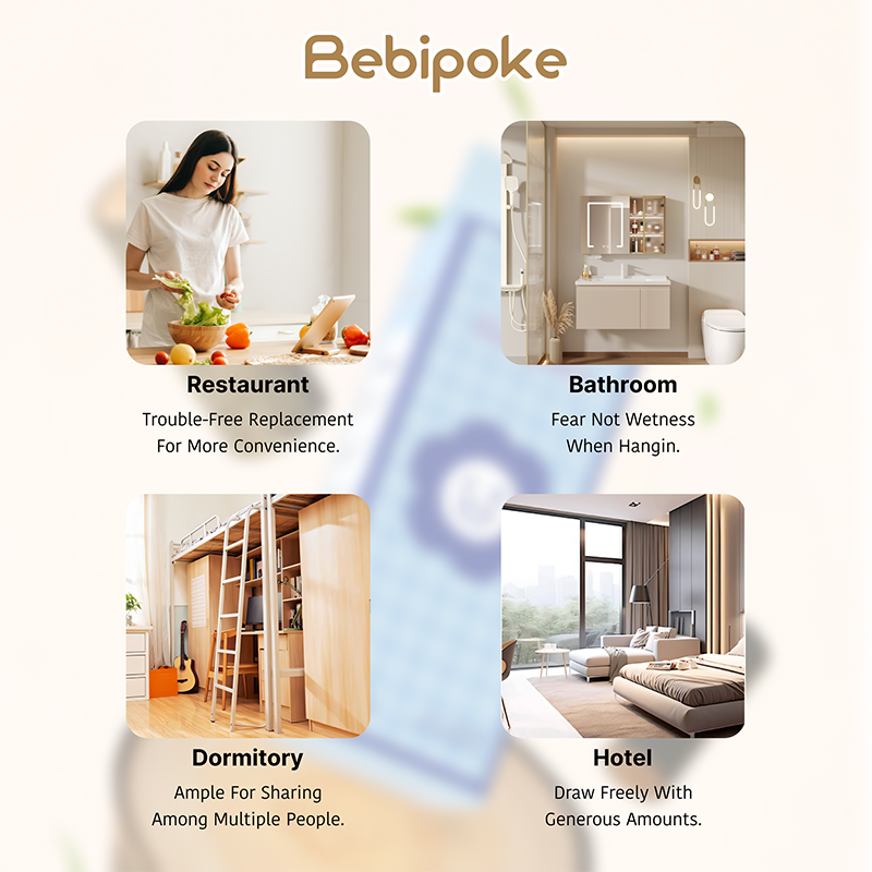 Hanging wall tissue household hand paper air cushion toilet paper ...