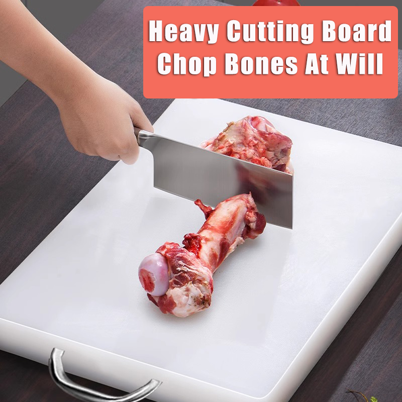 Heavy Thick Chopping Board PE 5cm Thick Plastic Cutting Board Non-Slip ...