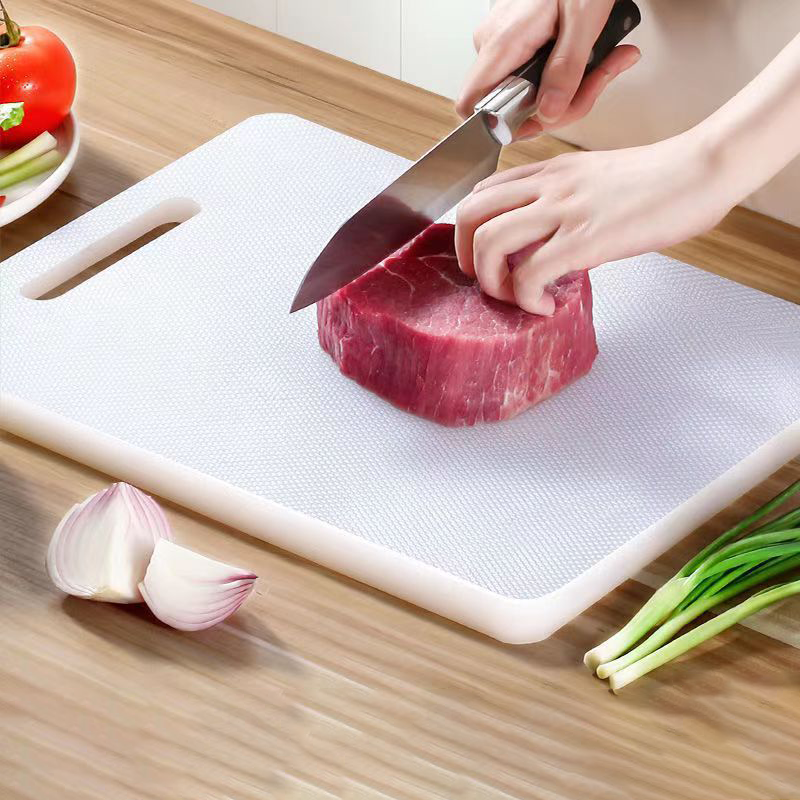 Heavy Thick Chopping Board PE 5cm Thick Plastic Cutting Board Non-Slip ...
