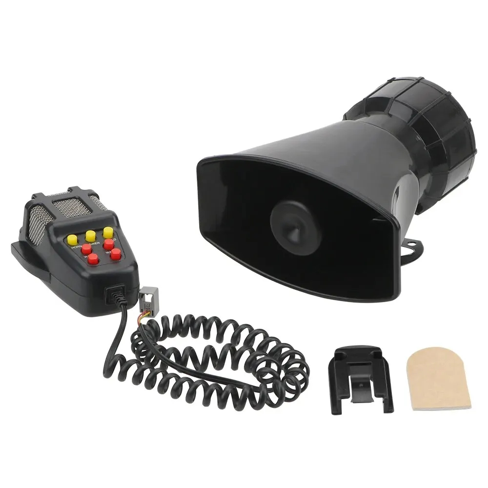 Mic PA System Emergency Amplifier Hooter Speakers Loud Car Horn Police ...
