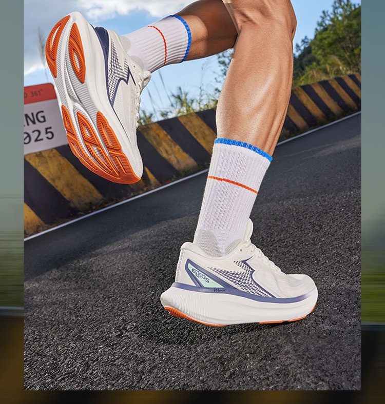 361 Degrees Eleos Men Running Shoes Shock-Absorption Anti-slip Abrasion ...