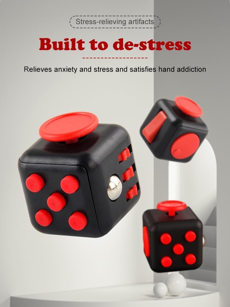 Mini multi-function fidget cube decompression dice resistance toy ...