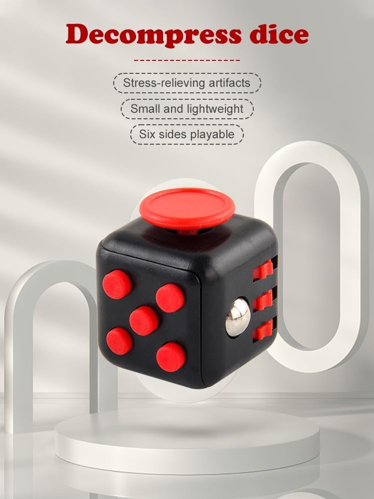 Mini multi-function fidget cube decompression dice resistance toy ...