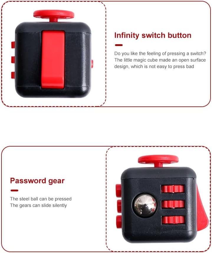 Mini multi-function fidget cube decompression dice resistance toy ...