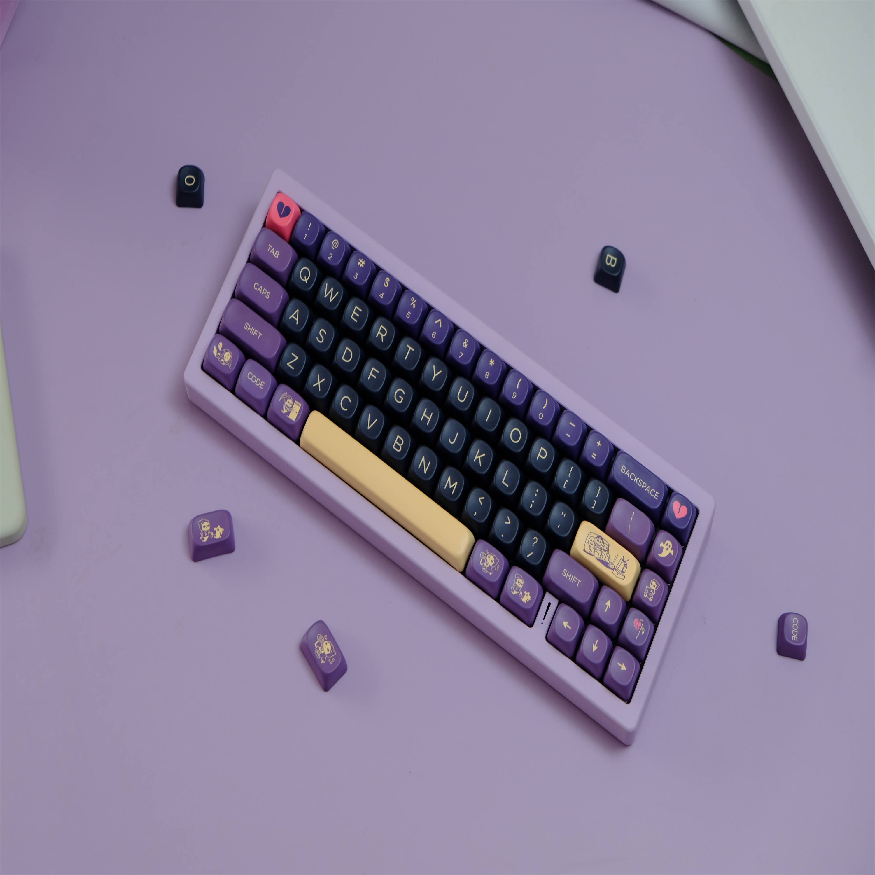 GMK Grim Reaper Keycaps 126 Keys PBT Material MOA Profile Keycaps DYE ...