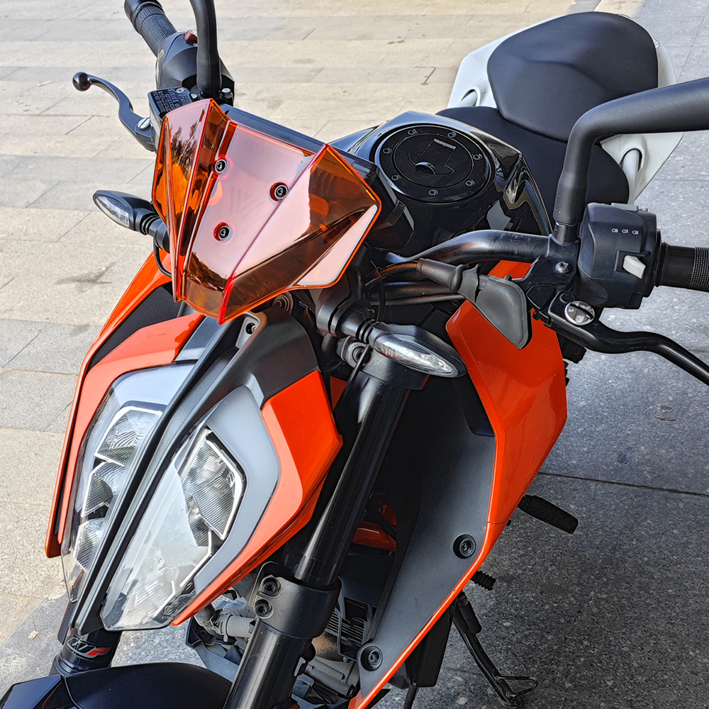 For KTM DUKE390 DUKE125 2017-2023 windshield DUKE 390 DUKE 125 fairing ...