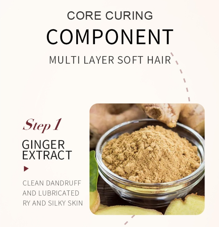 Ginger Shampoo Anti Hair Loss Strengthens Dandruff Shampoo Moisturizing ...