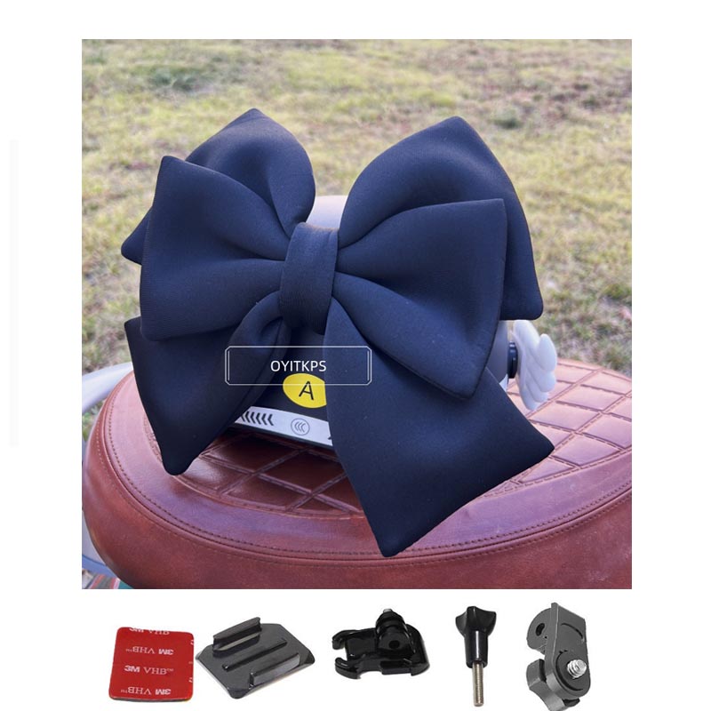 32cm Helmet Ribbon decoration Helmet bow motorcycle electric bike ...