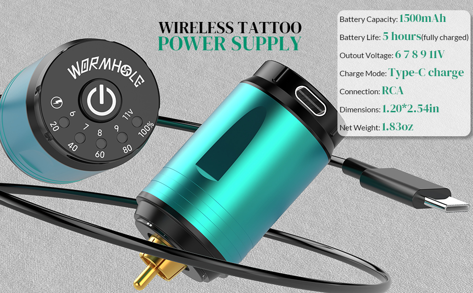 Wireless Tattoo Gun Strokes Wireless Tattoo Machine Strokes with 1500 ...