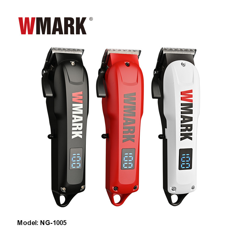 WMARK Hair Clipper NG-1005 Oil Head Electric Clippers Rechargeable Hair ...