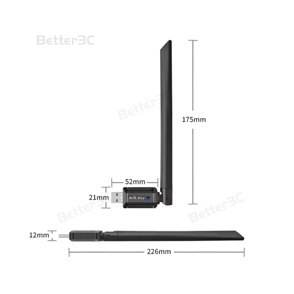 Dual Band Wireless Network Card Mini Portable WiFi6 Adapter AX900M ...