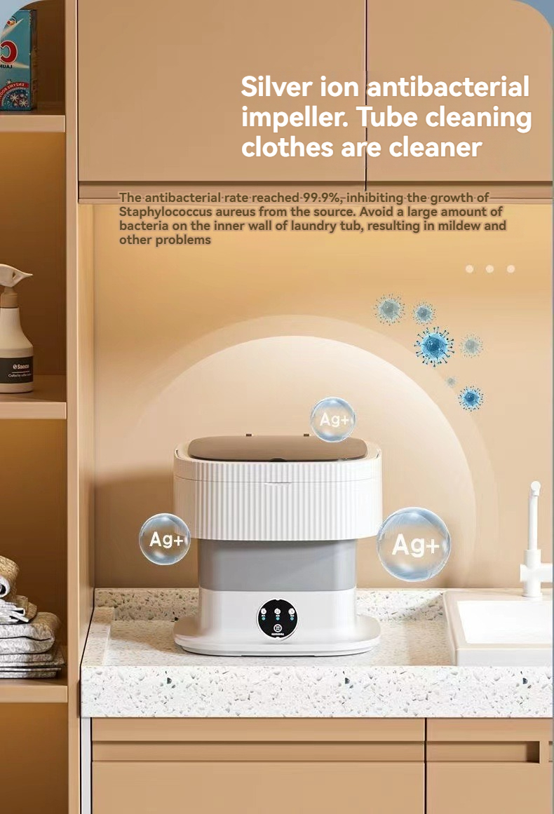 JS JOINT Smart home appliances Folding washing machine Mini portable ...