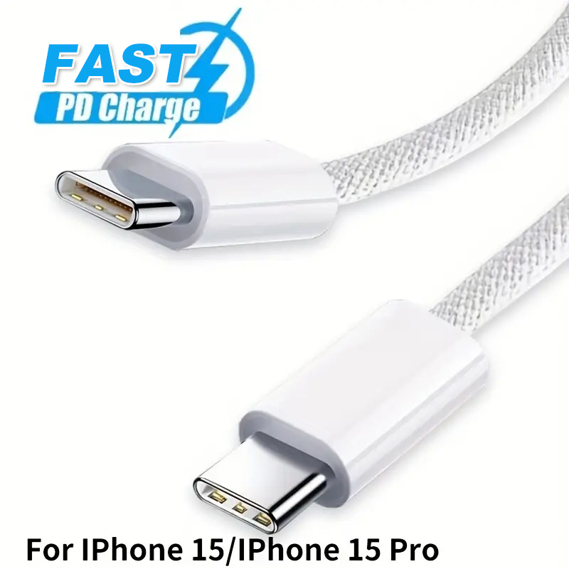 USB Type C Cable PD Fast Charge Public to Public CTOC Double Headed 60W ...
