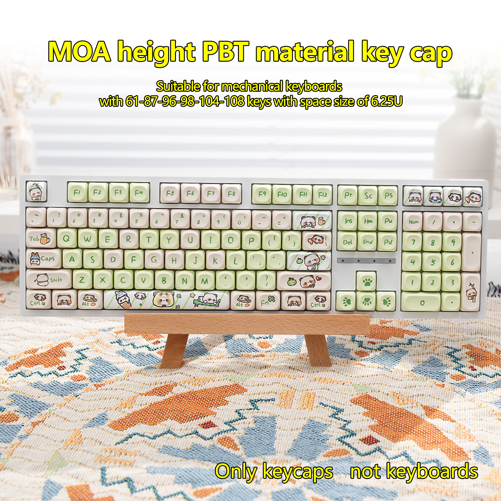 MOA Profile Theme Keycaps PBT DIY Custom for130/132/141/142 Mechanical Gaming Keyboard Keycap ...