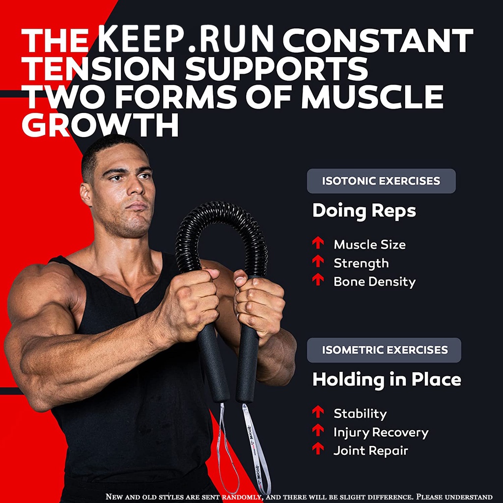 （10~60kg）Power Twister Spring Bar Arm Strength Hand Gripper Resistance ...