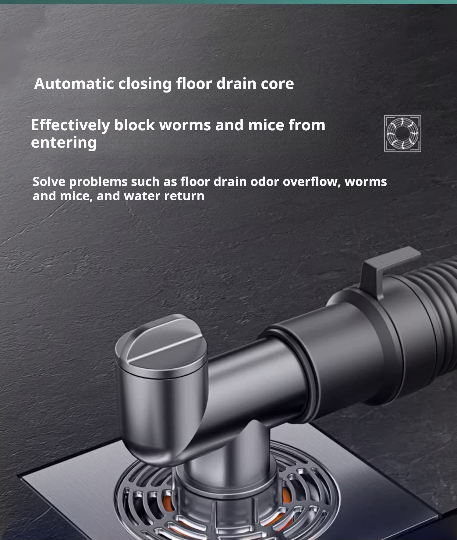 Washing machine drain pipe, anti-odor two-in-one special three-way ...
