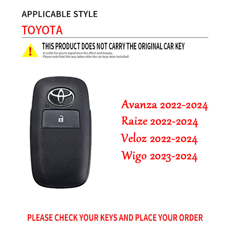 Toyota Raize Veloz Avanza 2022 Wigo 2023 2024 Car Key Case Cover ...