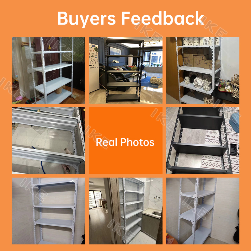 6 Layer All Metal Steel Shelf Boltless Layer Rack Organizer Heavy Duty ...