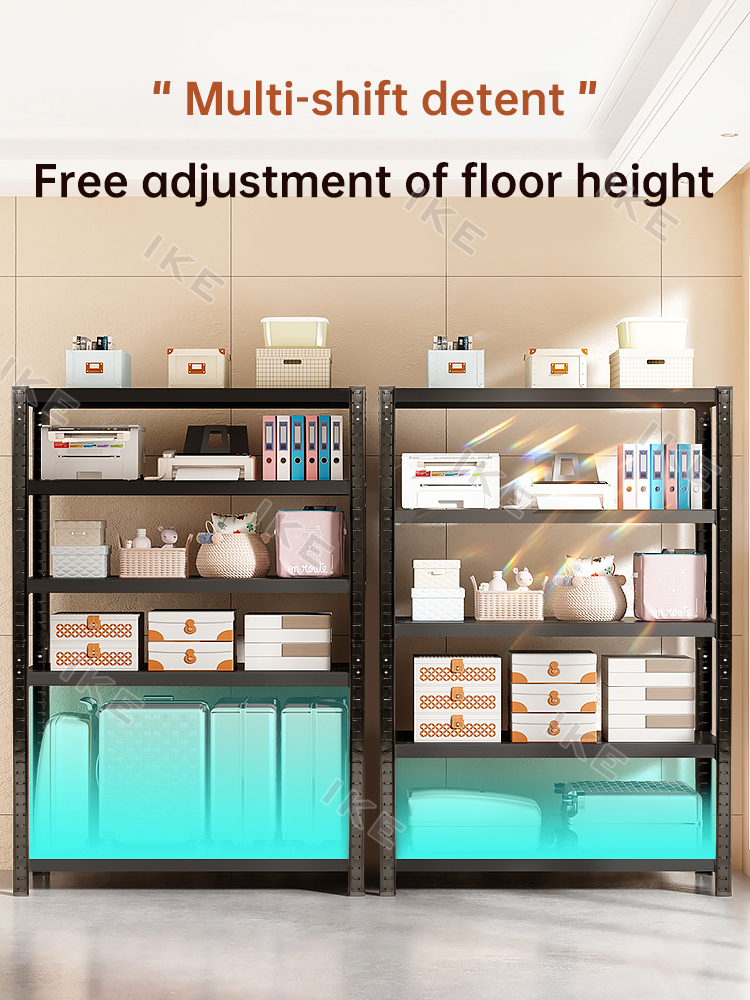 6 Layer All Metal Steel Shelf Boltless Layer Rack Organizer Heavy Duty ...