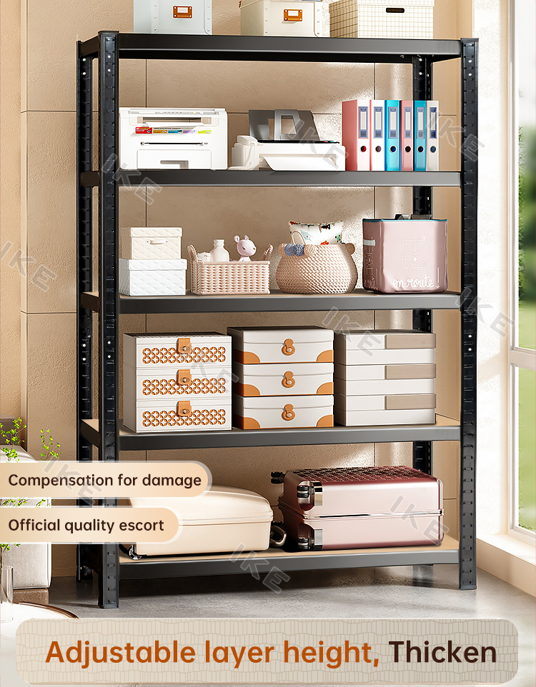 6 Layer All Metal Steel Shelf Boltless Layer Rack Organizer Heavy Duty ...