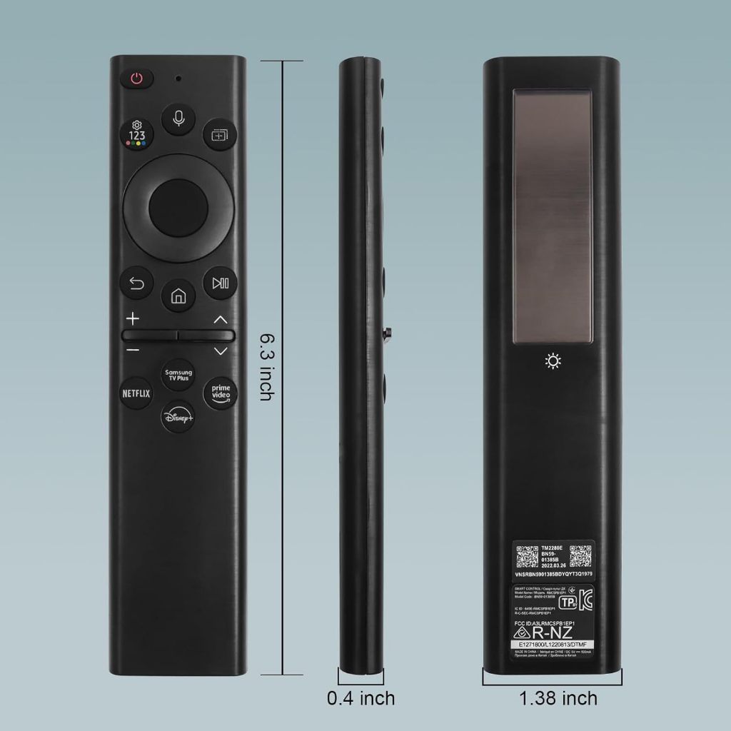 Voice Remote Control-SAMSUNG LED/QLED/OLED Smart TV Remote Control ...