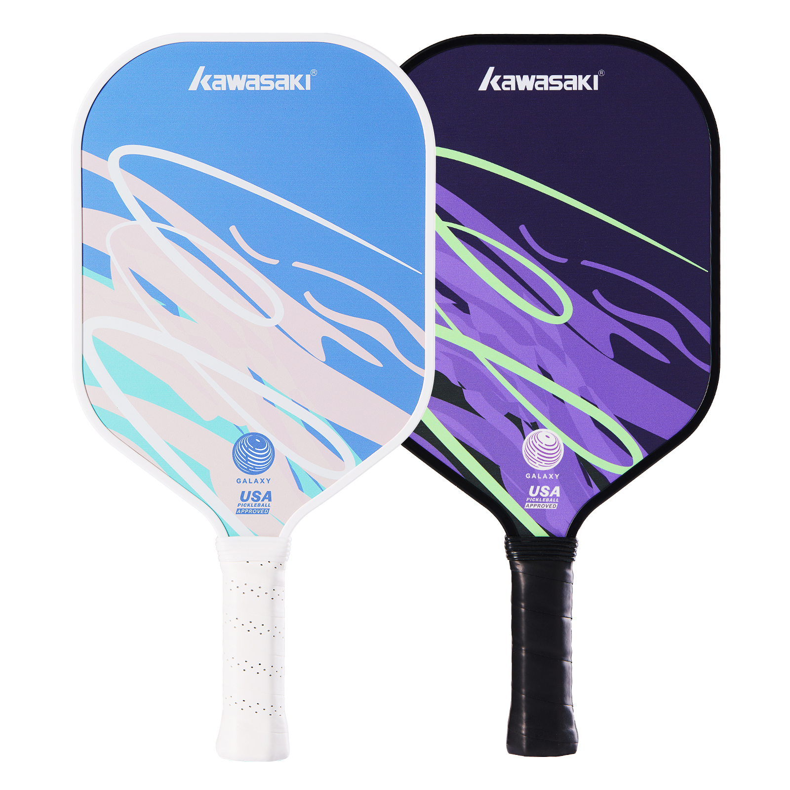 Kawasaki Pickleball Paddle GALAXY&AURORA 220g Fiberglass Pickle Racket ...