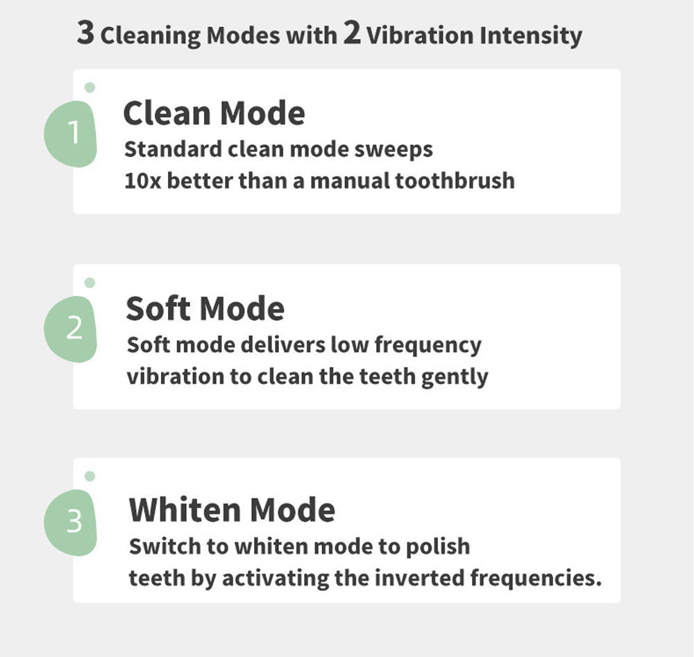 Simplus Electric Toothbrush 3D DuPont Toothbrush Head Rechargeable IPX7 ...